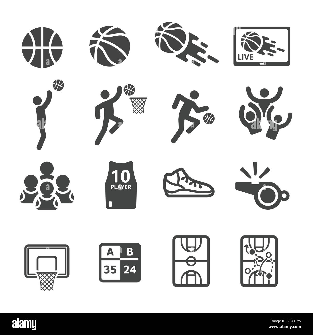 Basketball hoop backboard Stock Vector Images - Alamy