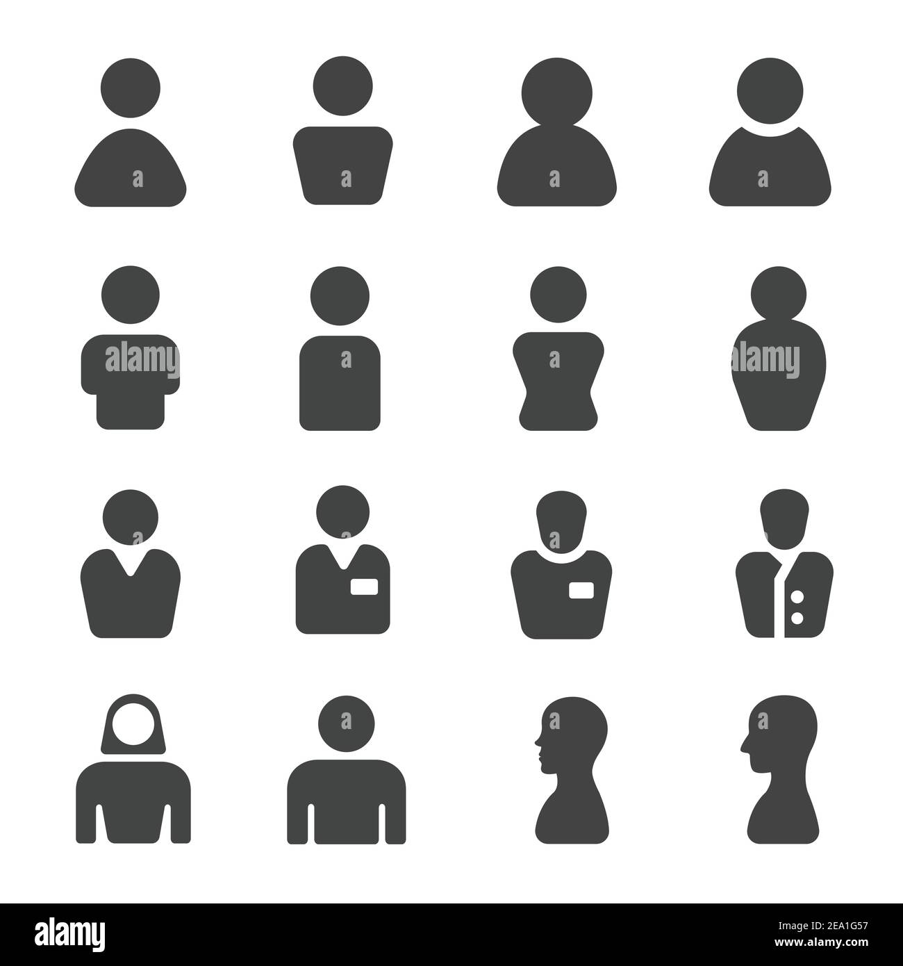 person,user,people icon set Stock Vector Image & Art - Alamy