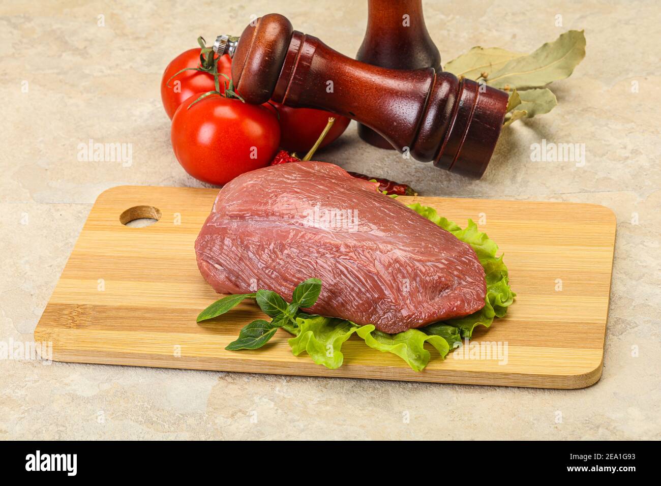 Raw beef meat piece for cooking Stock Photo - Alamy