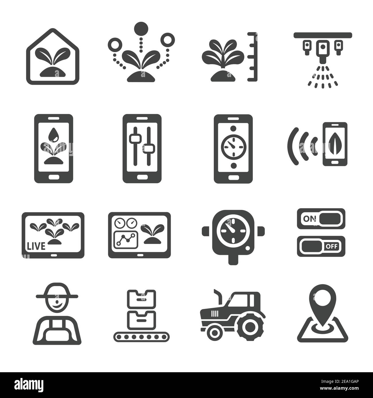 Sensor smart symbol Cut Out Stock Images & Pictures - Alamy