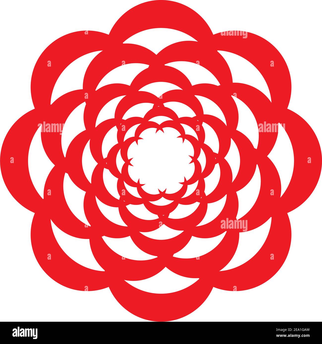 Red and white plum tree Stock Vector Images - Alamy