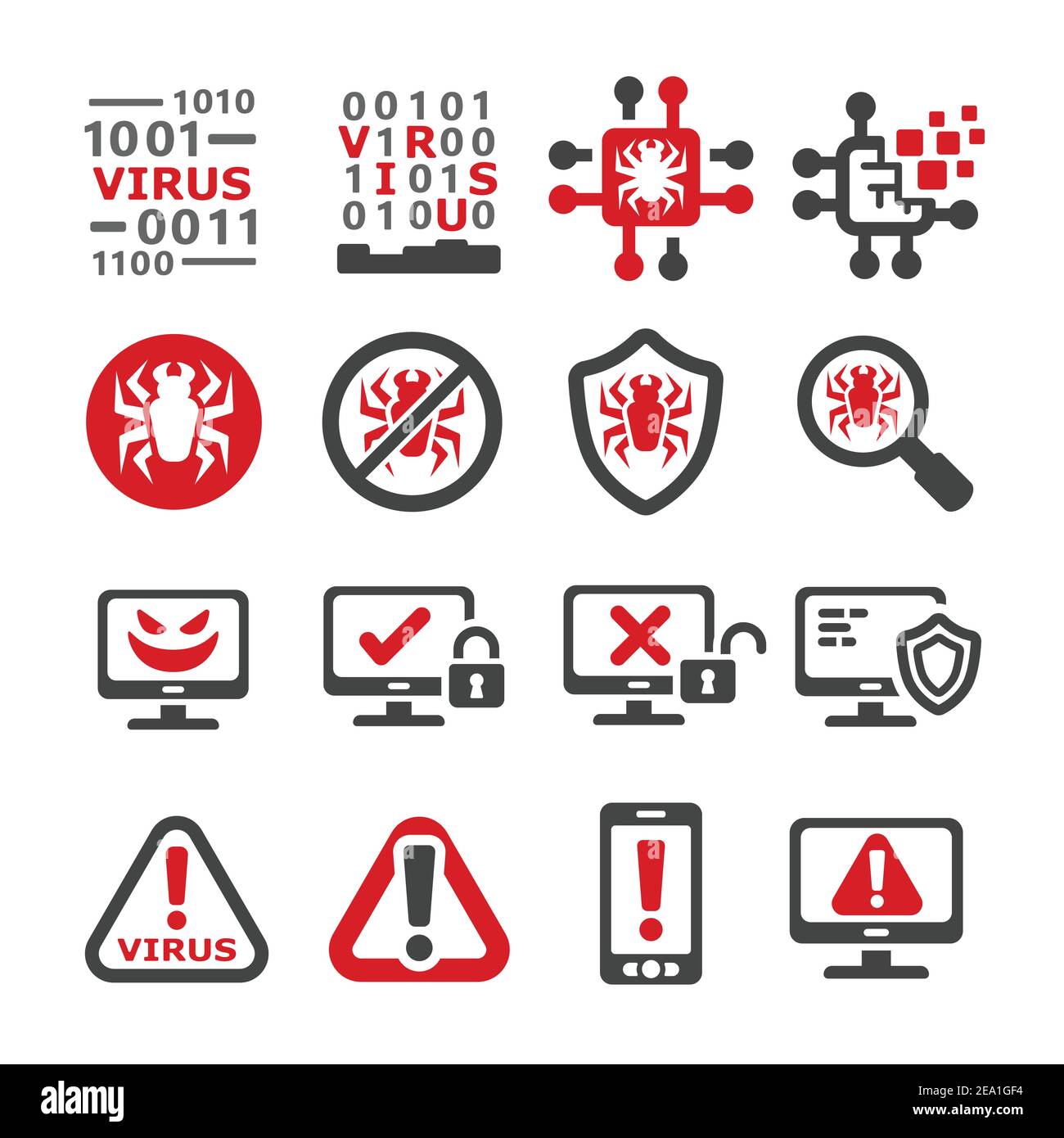 Computer virus Stock Vector Images - Alamy