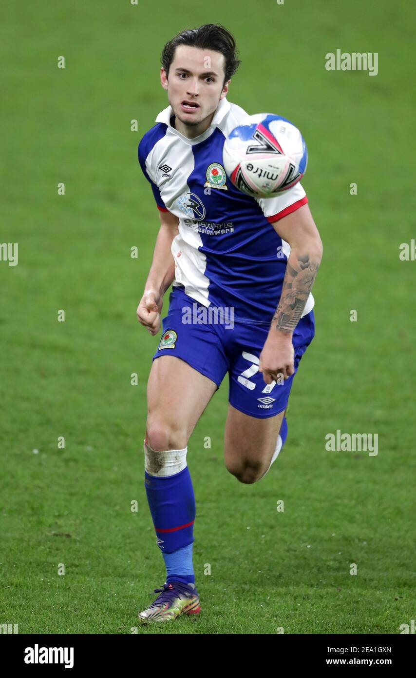 Blackburn Rovers' Lewis Travis during the Sky Bet Championship match at ...