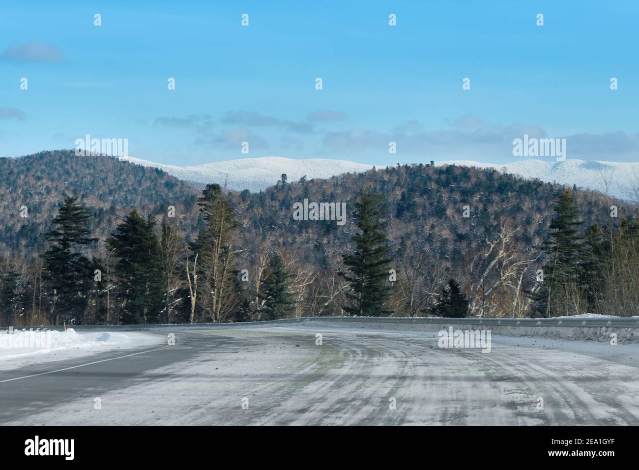 Sunset among the mountains on the road Lidoga-Vanino Khabarovsk ...