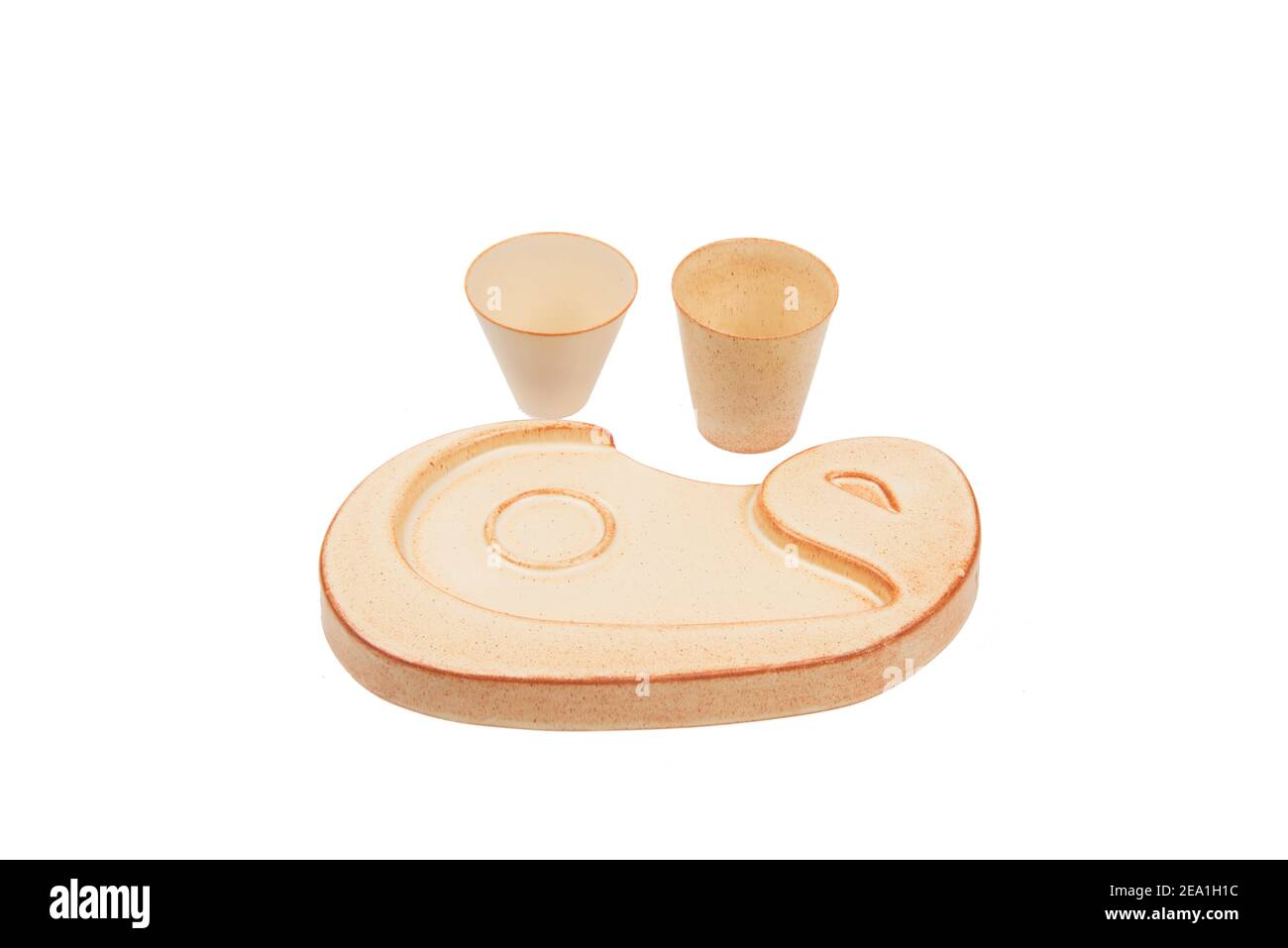 ceramic coffee cup set with plate Stock Photo - Alamy