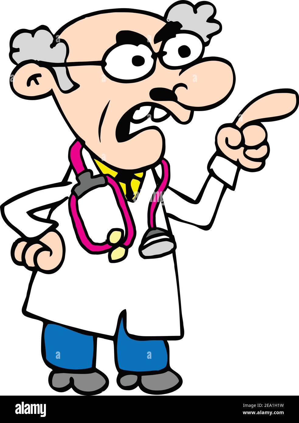 Annoyed Doctor Cartoon