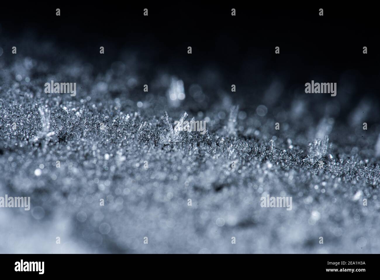Fine details of ice crystals Stock Photo - Alamy