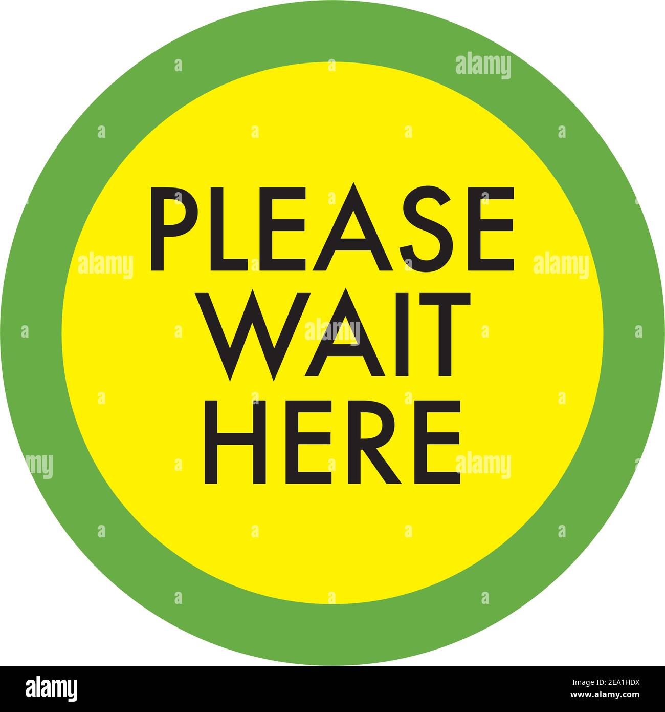 Please wait here Stock Vector Image & Art - Alamy