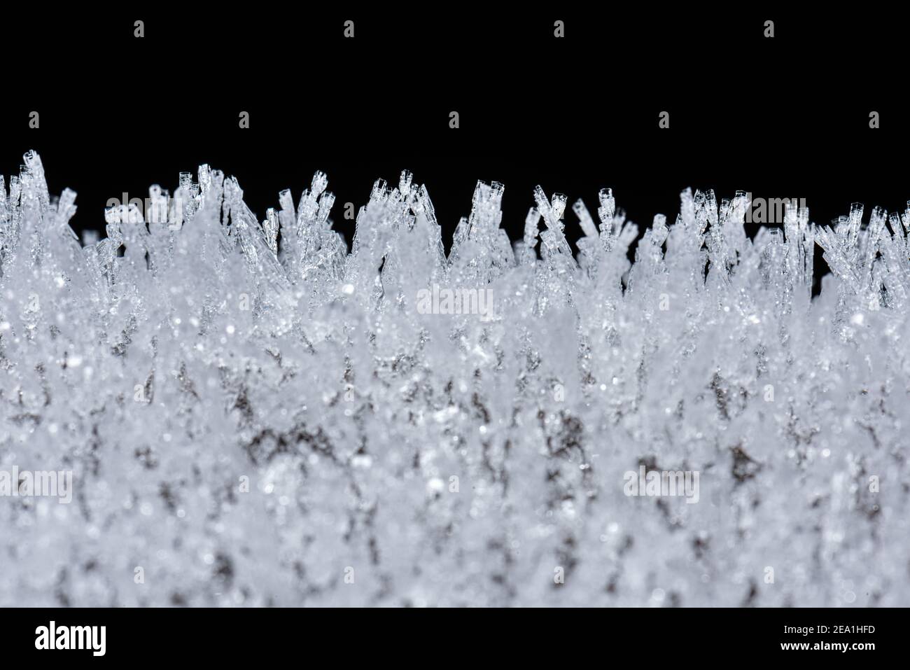 Fine details of ice crystals Stock Photo - Alamy
