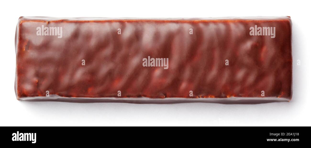 Closeup chocolate bar isolated on Cut Out Stock Images & Pictures - Alamy