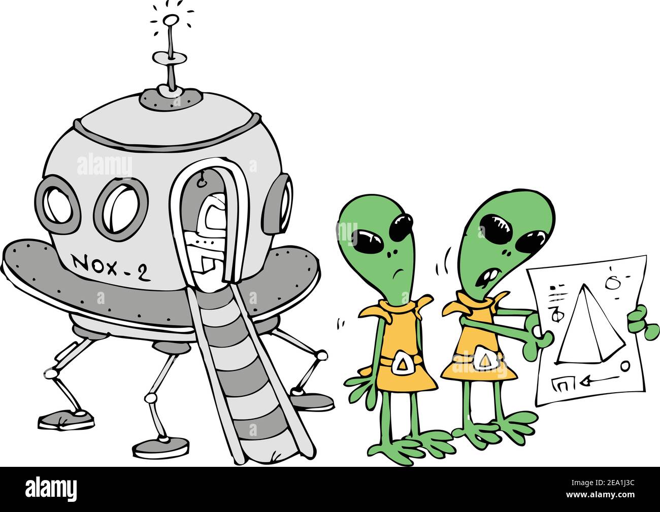 Aliens picture Cut Out Stock Images & Pictures - Alamy