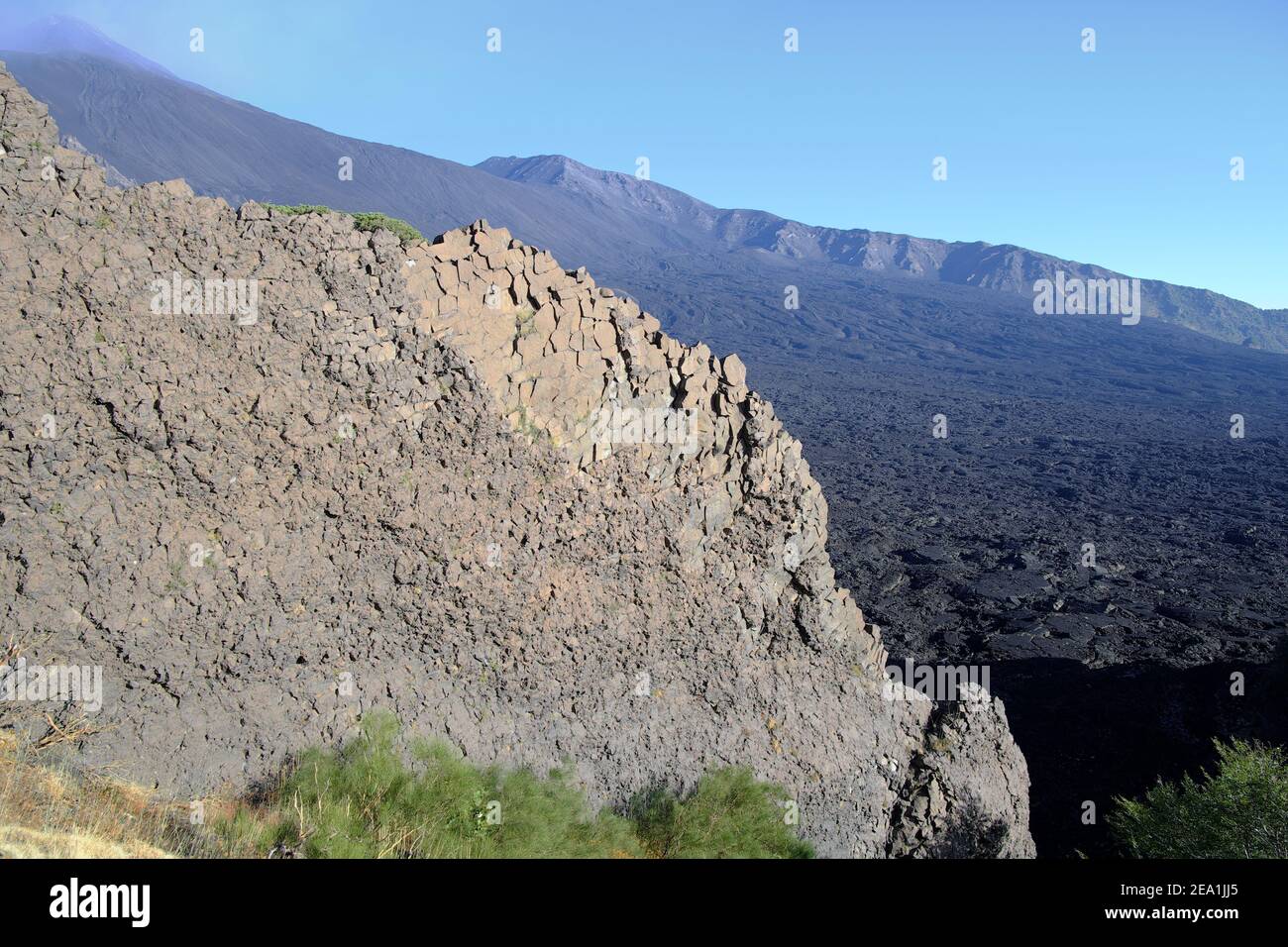 Cooled lava flow in volcano hi-res stock photography and images - Alamy