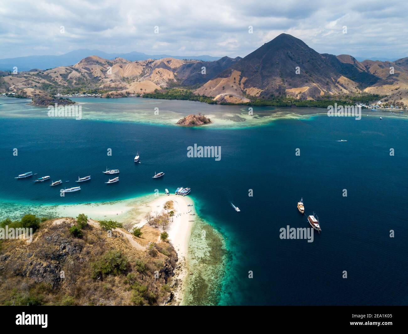 Flores Island aerial views Indonesia Stock Photo - Alamy