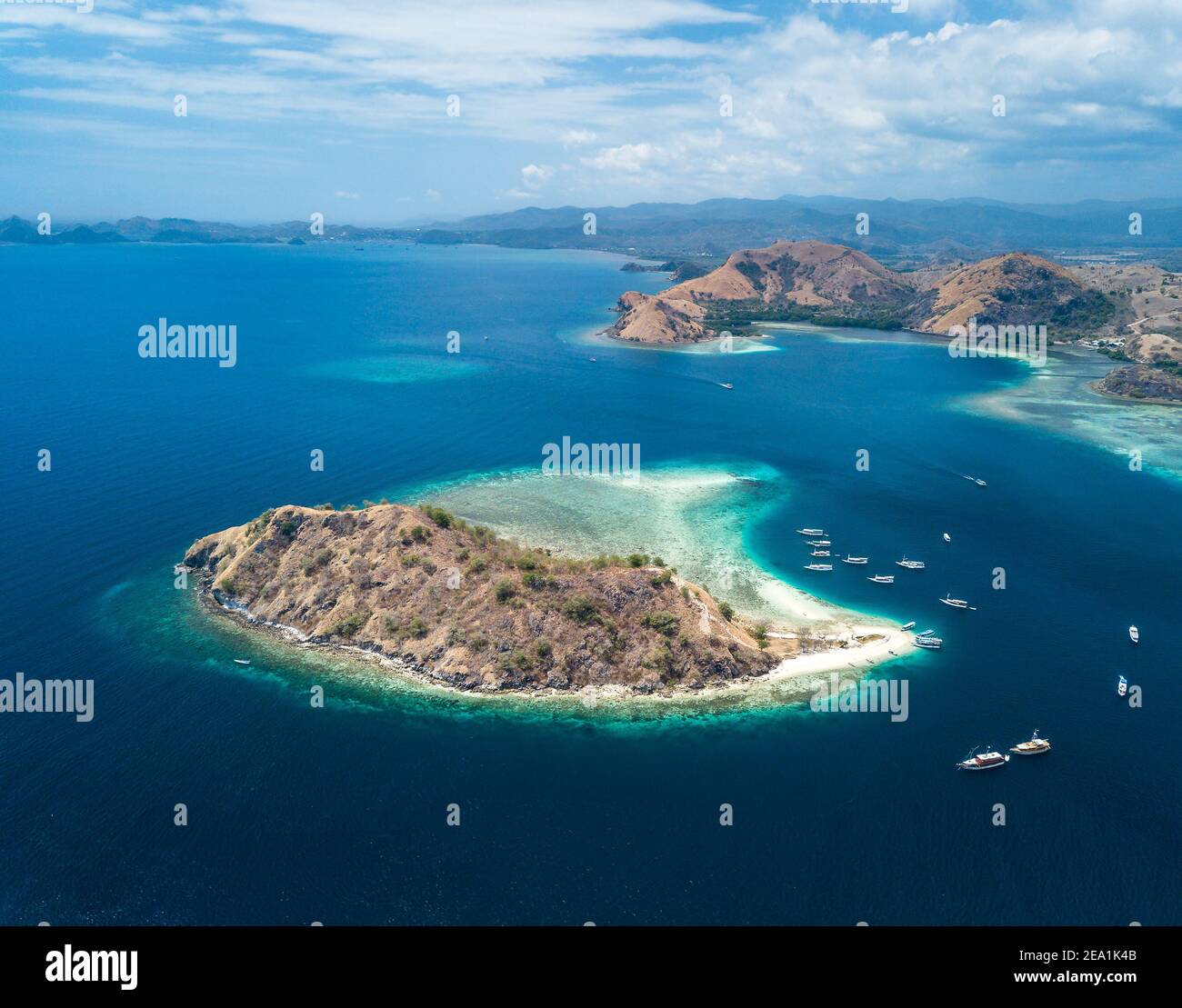Flores Island aerial views Indonesia Stock Photo - Alamy