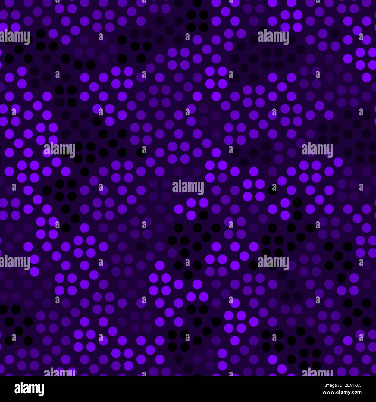 Seamless pattern with purple halftone dots ordered grid vector ...