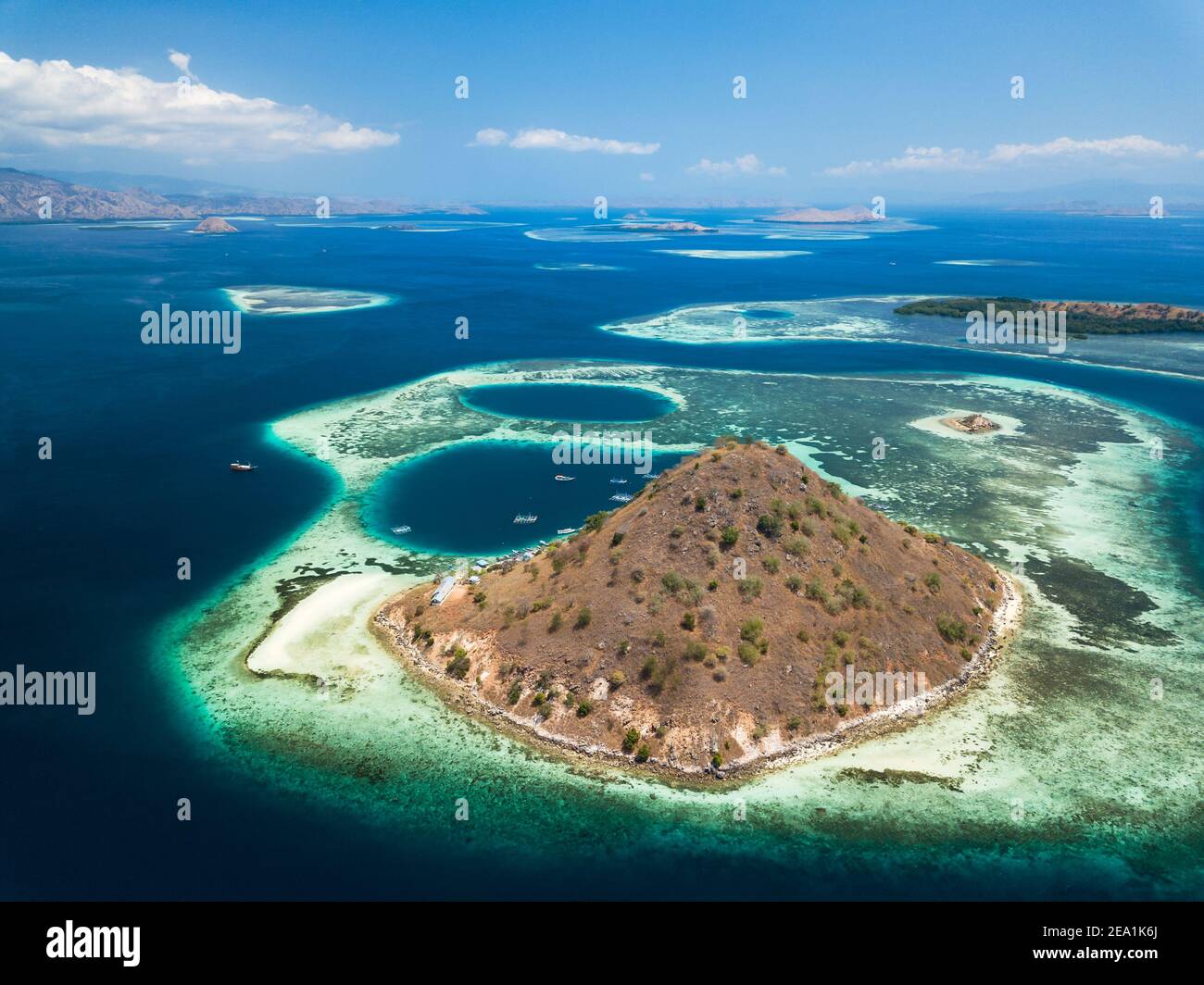 Flores Island aerial views Indonesia Stock Photo - Alamy