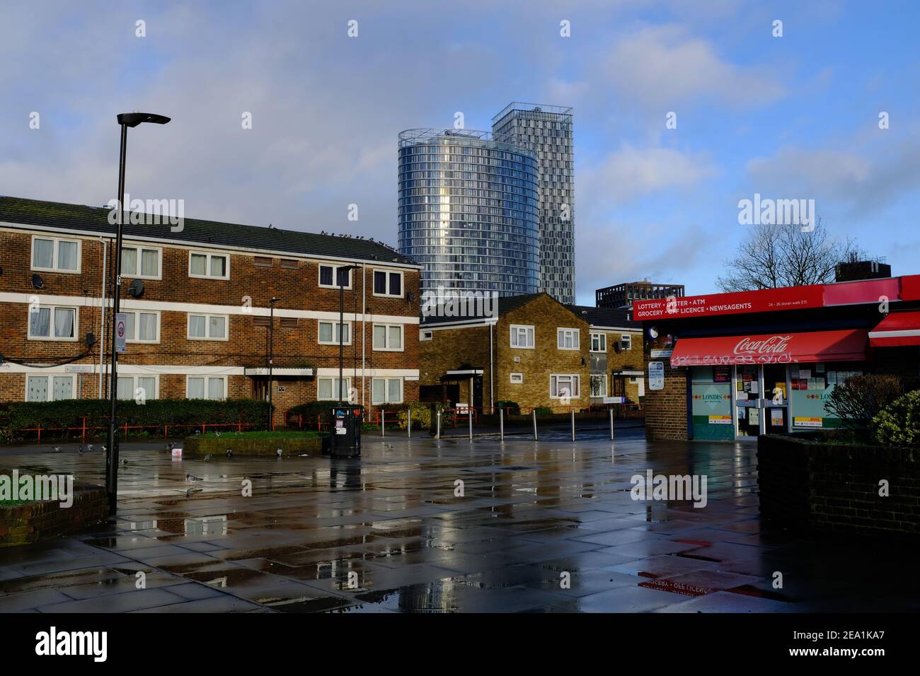 LONDON - 16TH JANUARY, 2021: A view of the Unex Tower, Stratosphere ...