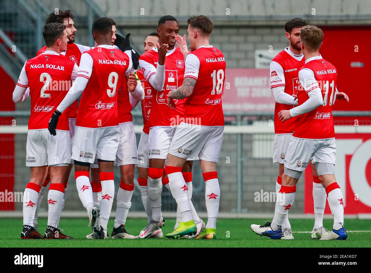 MAASTRICHT, NETHERLANDS - FEBRUARY 6: Luc Mares of MVV Maastricht ...