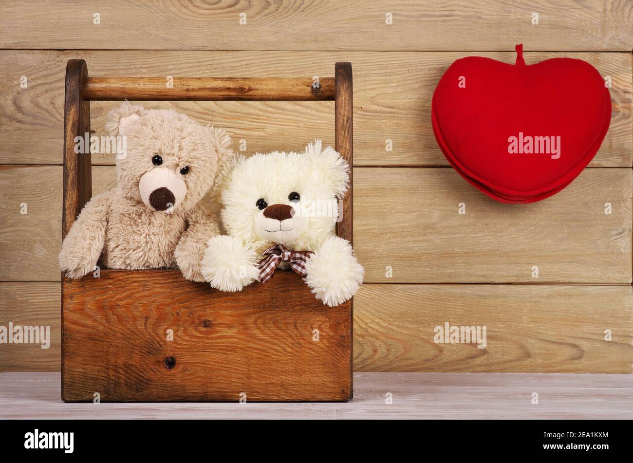 Teddy bear in gift box hi-res stock photography and images - Alamy