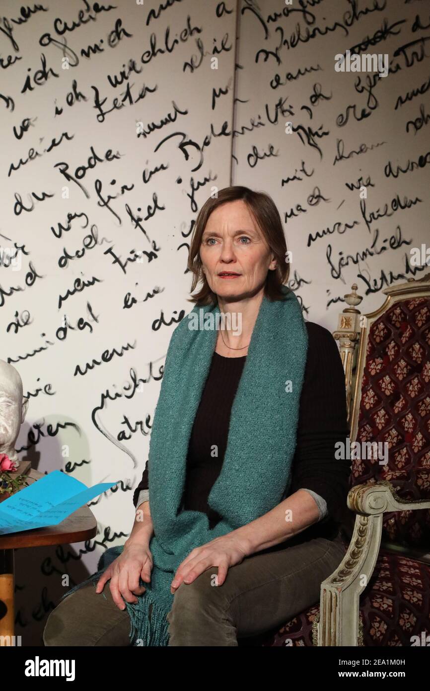 Josephine Hoppe (Tochter von Rolf Hoppe) bei der Aufzeichnung der ...