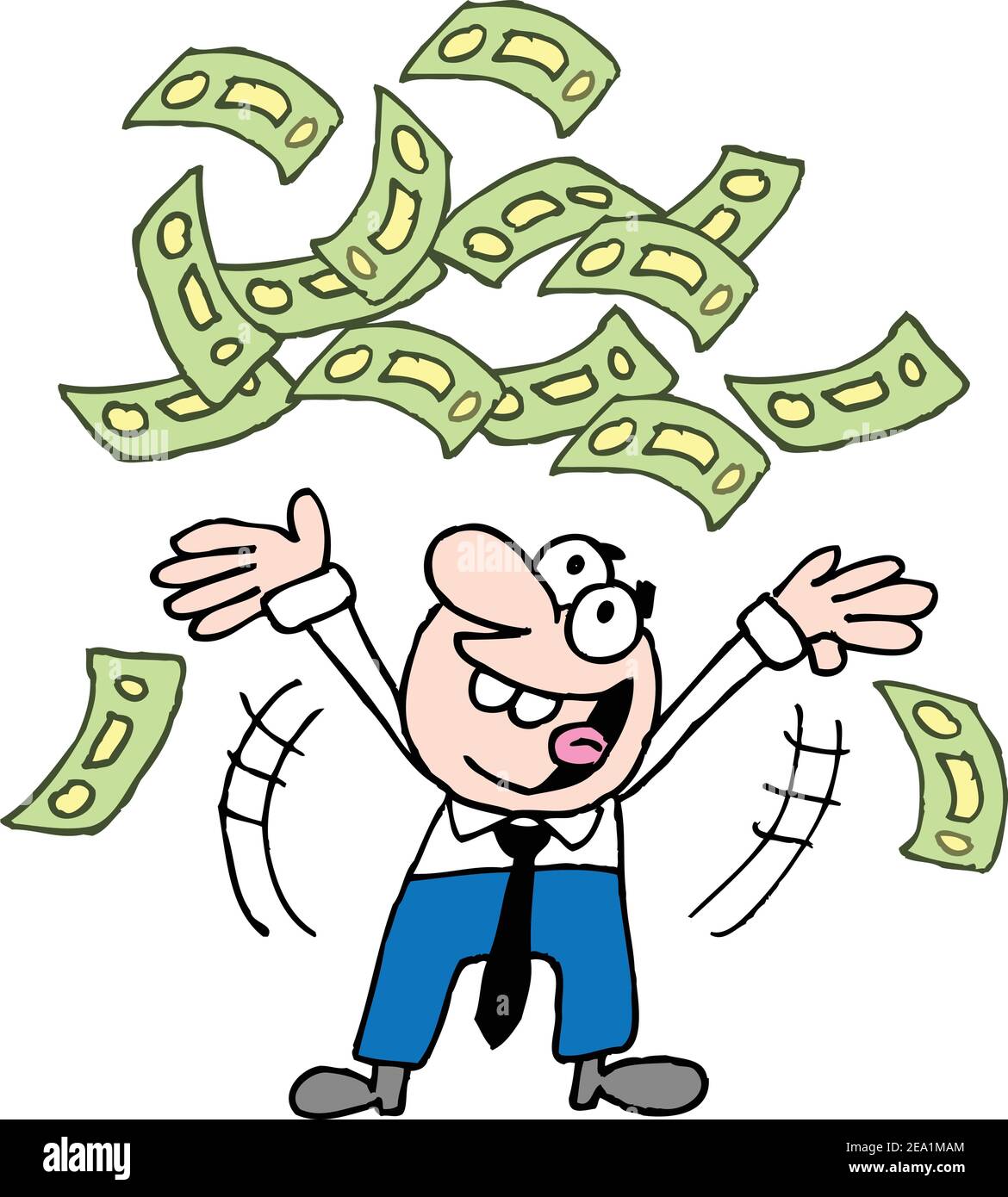 Bathing money man hi-res stock photography and images - Alamy