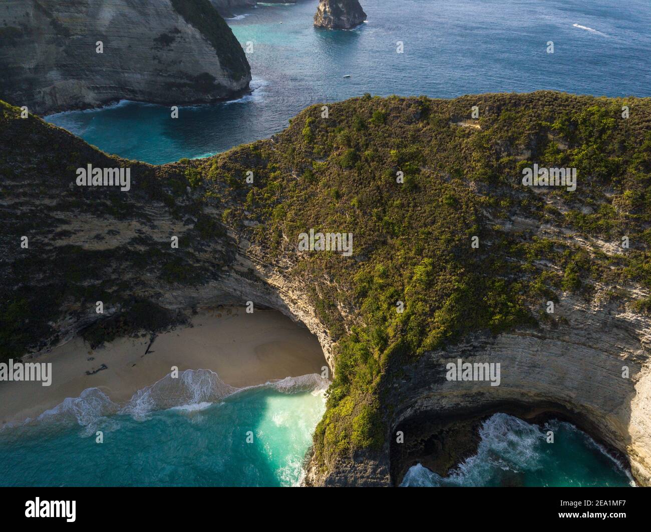 Aerial scenic nusa penida view hi-res stock photography and images - Alamy