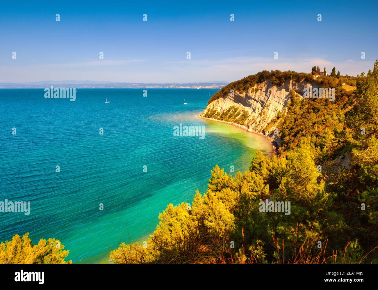 Strunjan beach hi-res stock photography and images - Alamy
