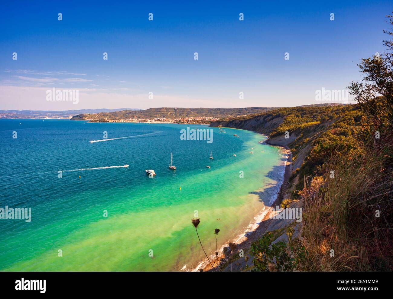 Strunjan beach hi-res stock photography and images - Alamy