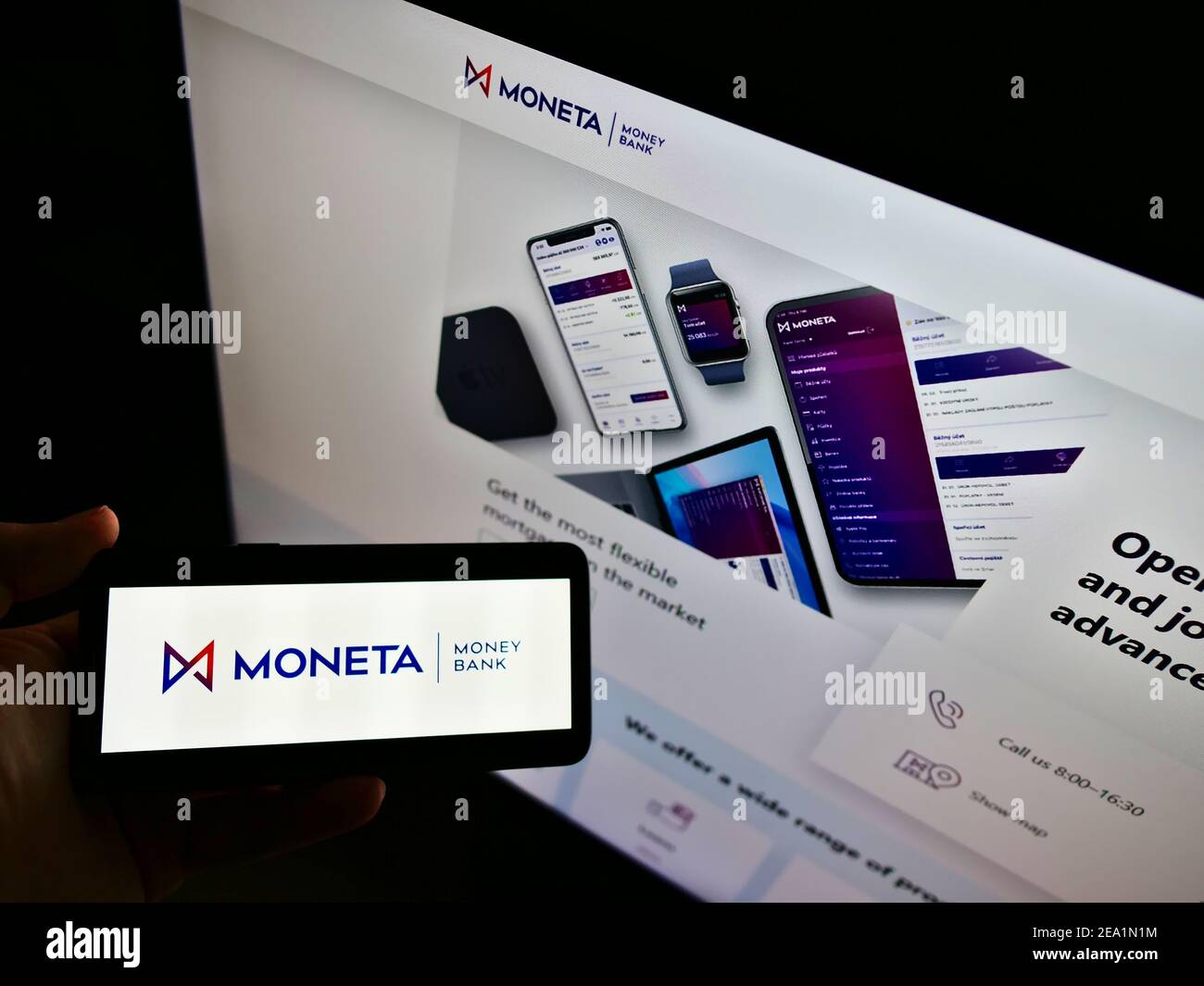 Moneta money bank logo hi-res stock photography and images - Alamy