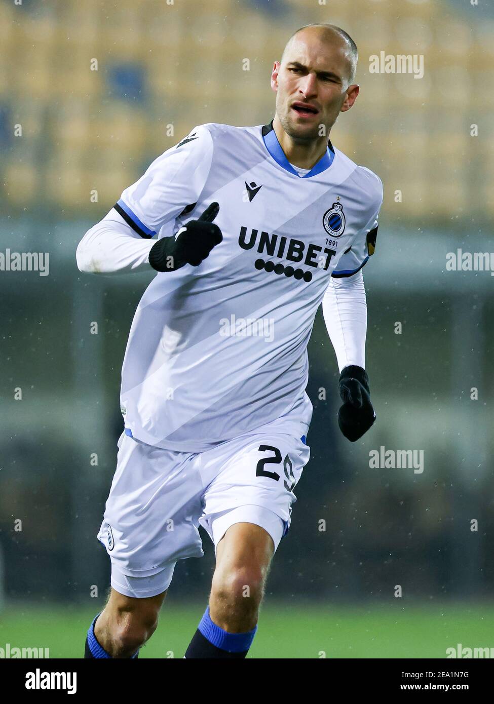 BEVEREN, BELGIUM - FEBRUARY 6: Bas Dost of Club Brugge during the Pro ...