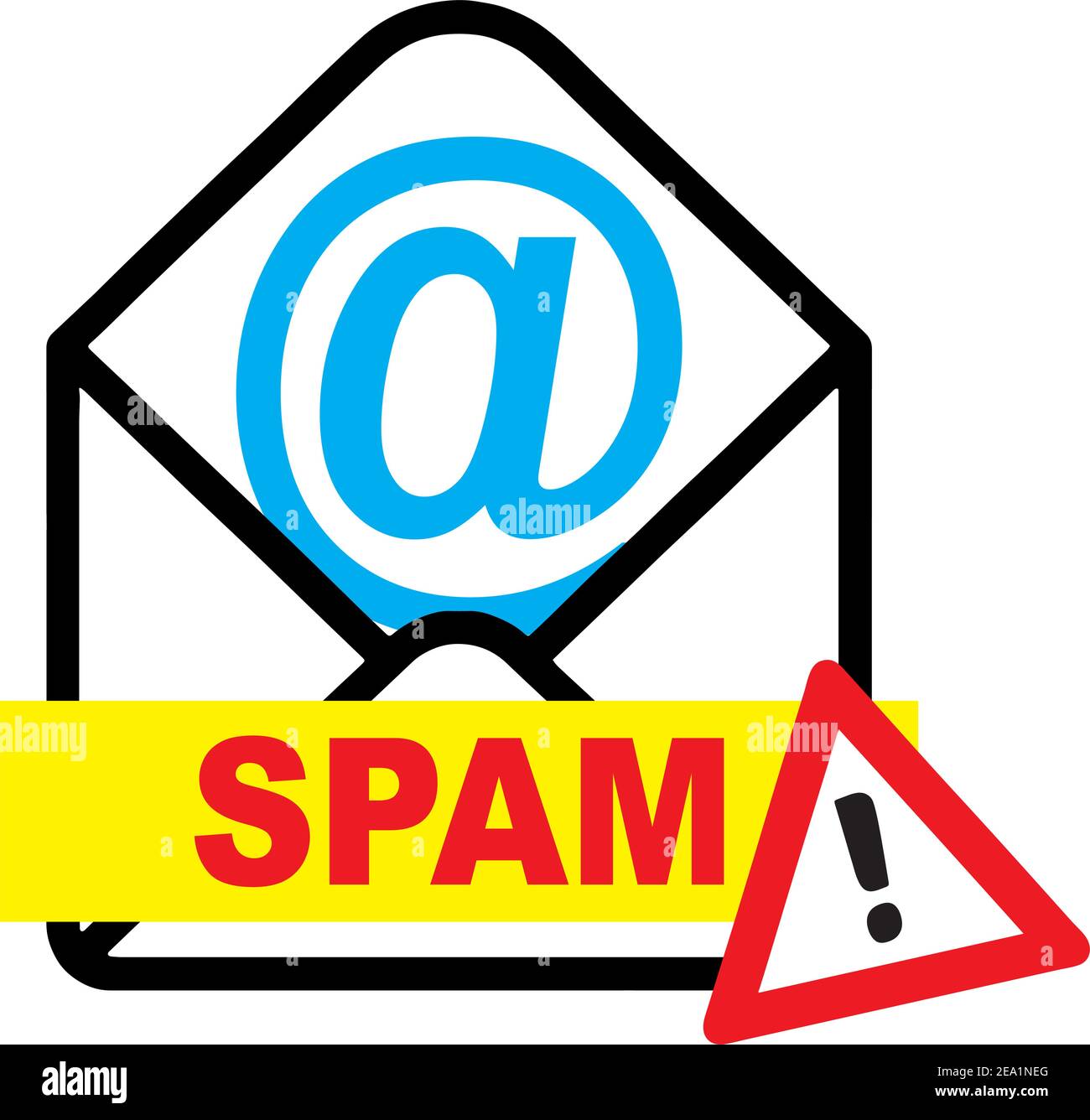 Spam overload Stock Vector Images - Alamy