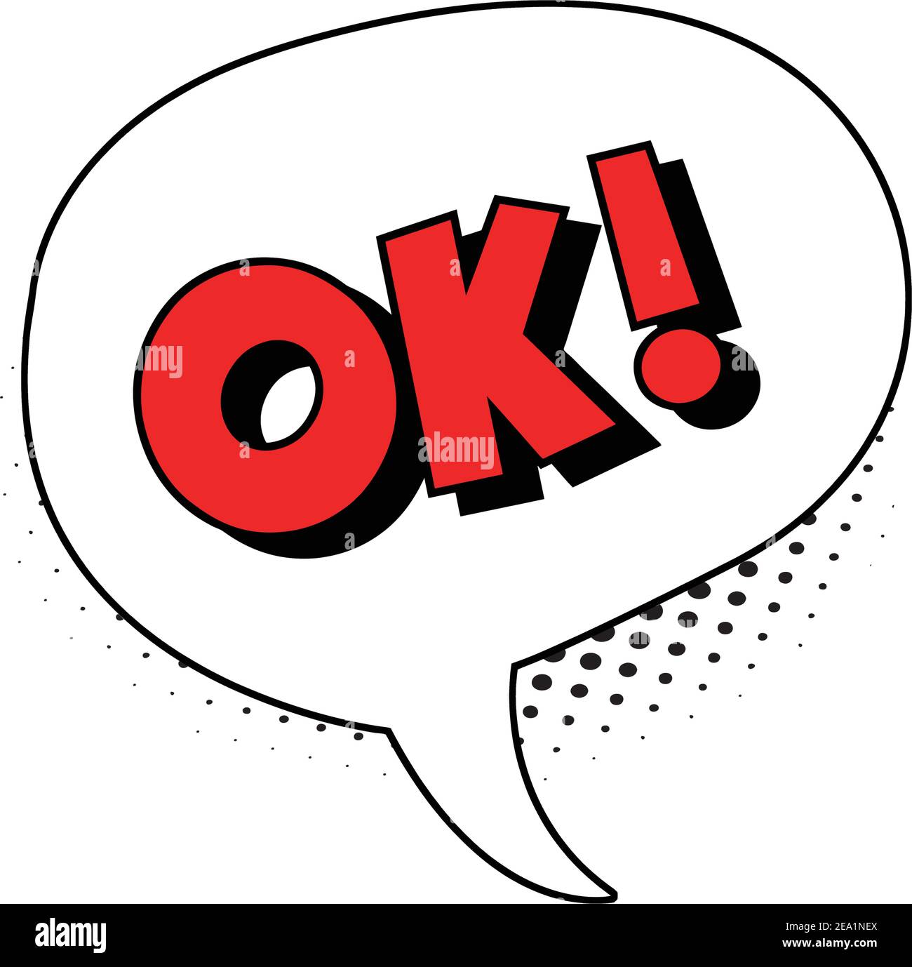 Bubble pop art pow Stock Vector Images - Alamy