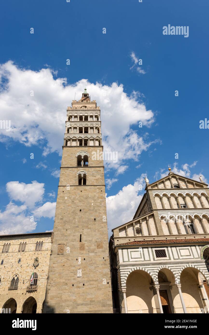 Pistoia, the medieval Cathedral of San Zeno (Saint Zeno), X century in ...