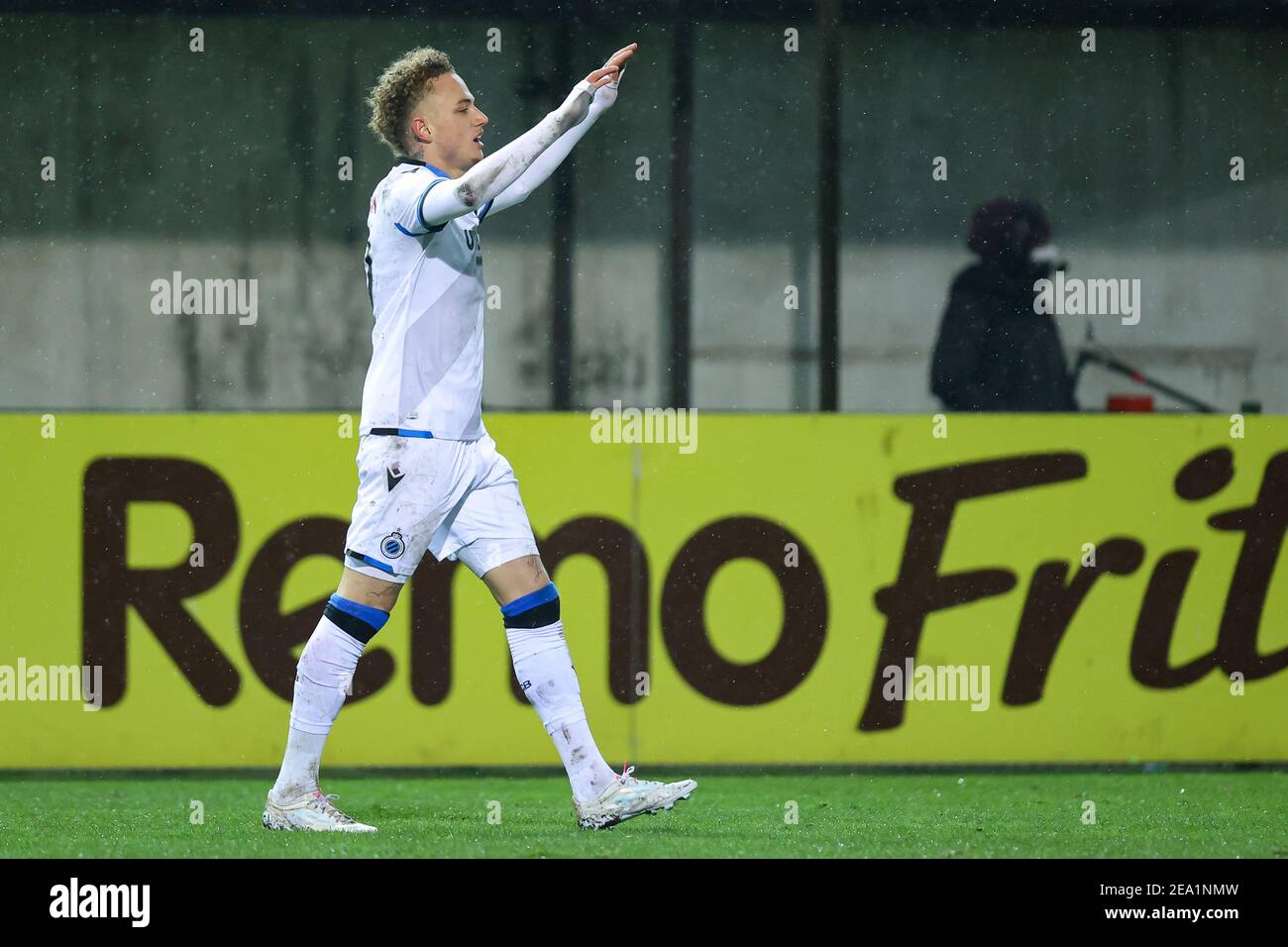 BEVEREN, BELGIUM - FEBRUARY 6: Noa Lang of Club Brugge during the Pro ...
