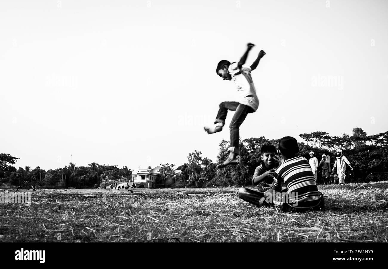 Traditional childhood game I captured this image from Munshigonj ...