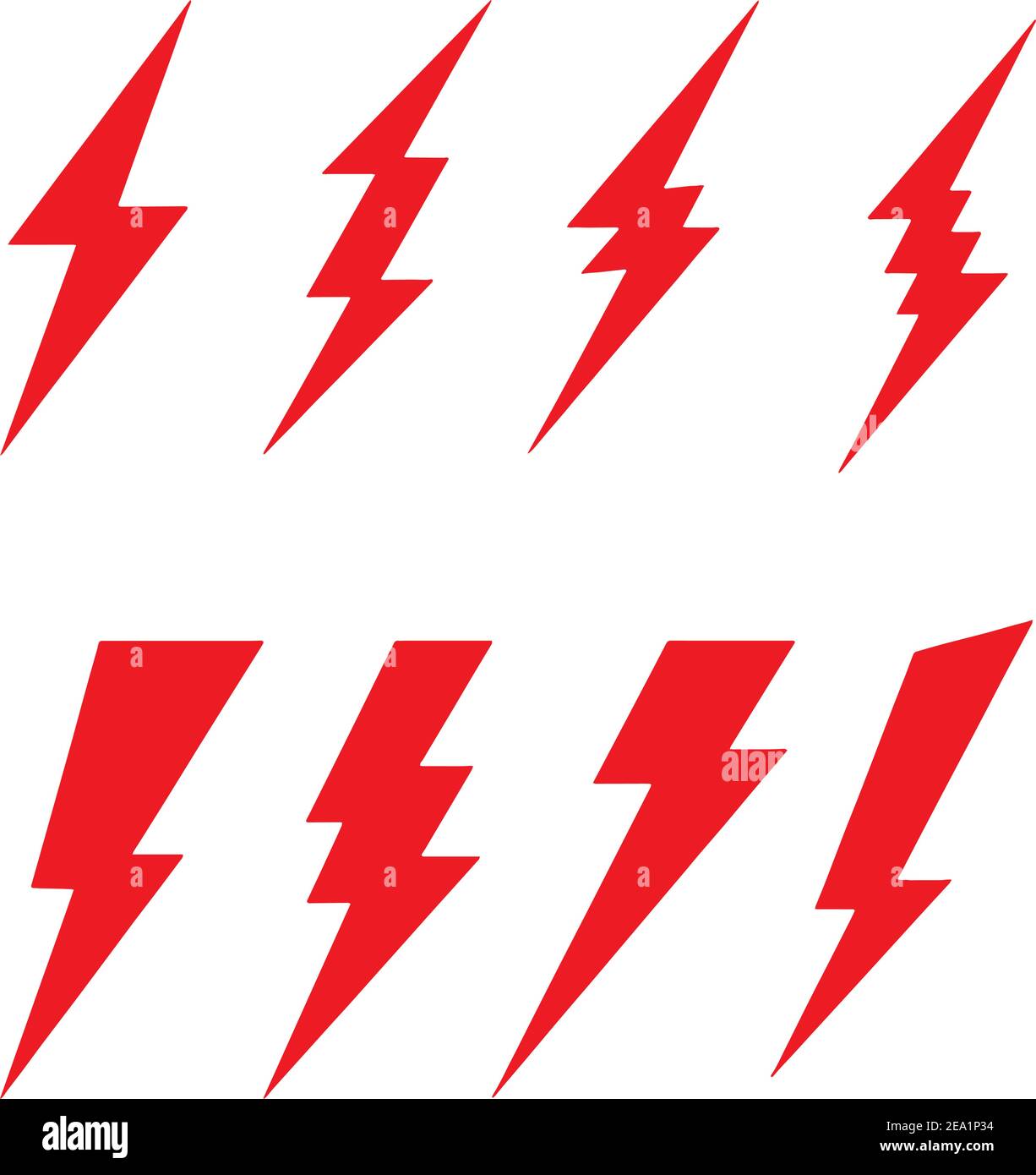 Dramatic lightning strike Stock Vector Images - Alamy