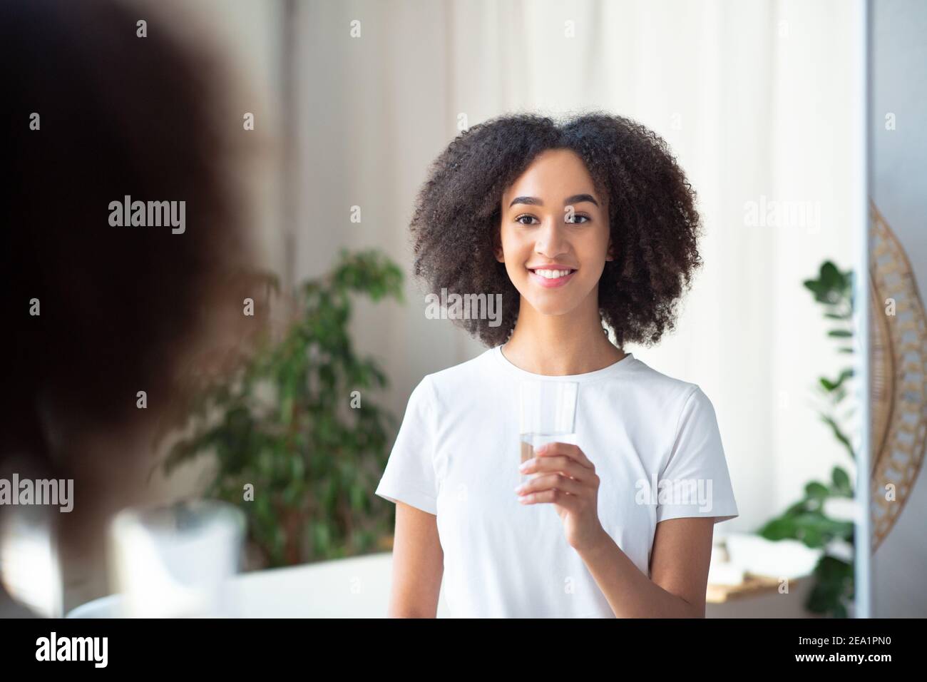 Self-care, hydration and healthy lifestyle at home Stock Photo - Alamy
