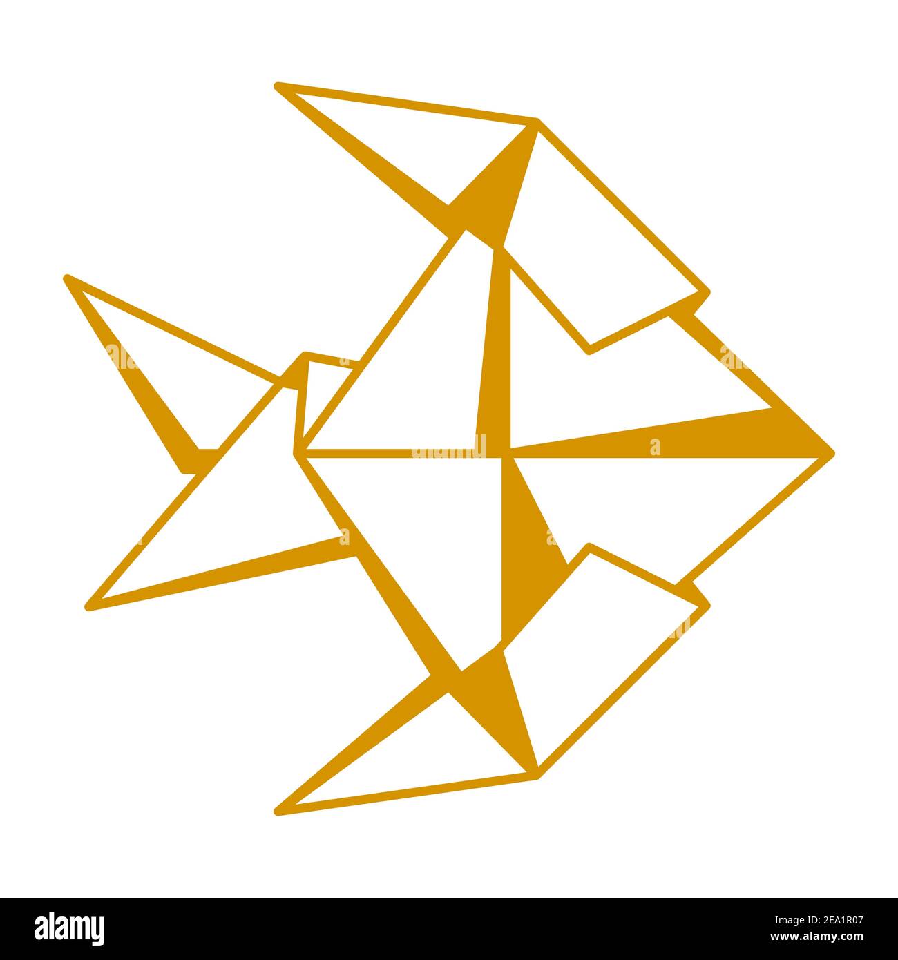 Water origami Stock Vector Images - Alamy