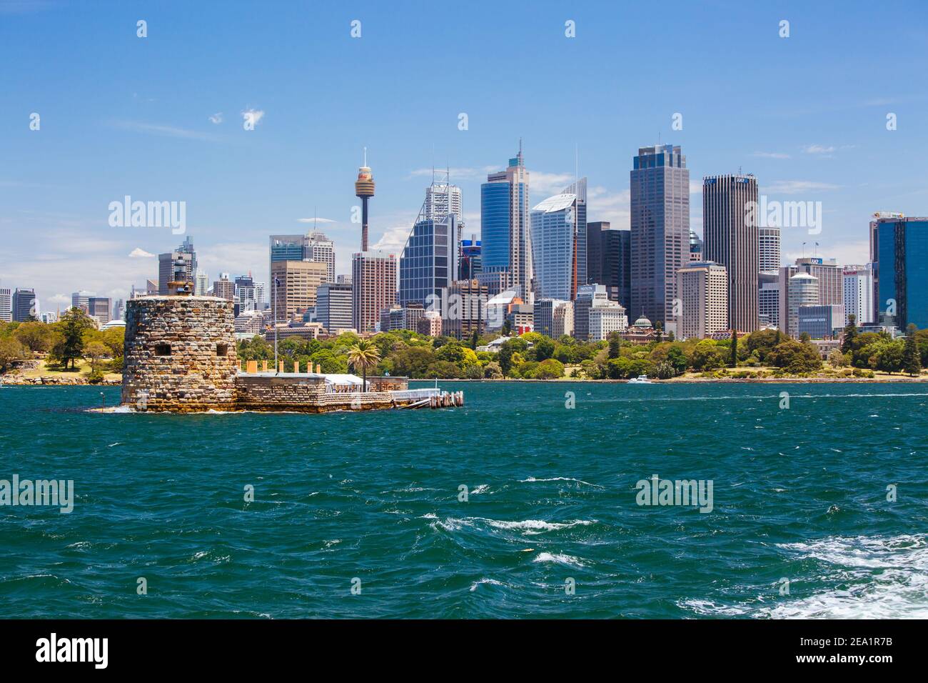 Sydney Harbour and Fort Denison Australia Stock Photo - Alamy
