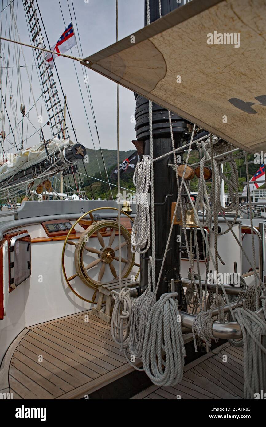 Spirit of New Zealand sailing ship Stock Photo - Alamy