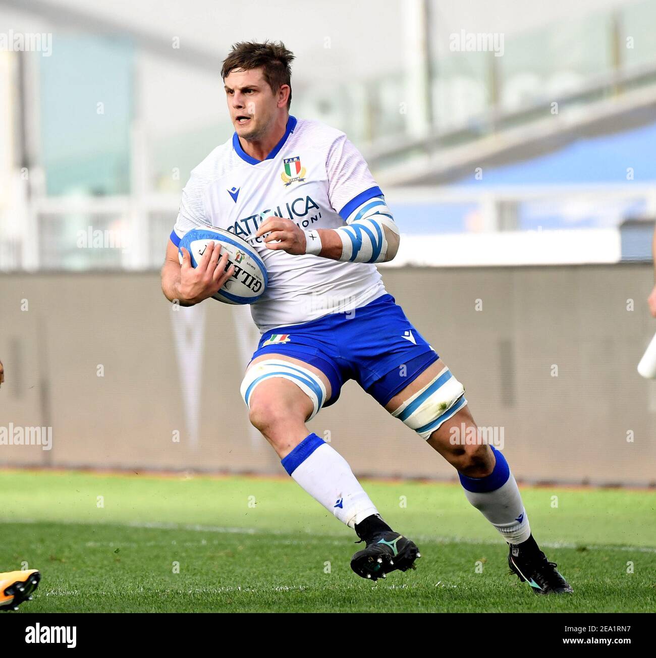 Johan Meyer of Italy Roma, Olimpico stadium, 06/02/2021. Italy vs ...