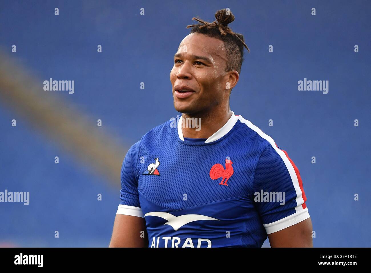 Teddy Thomas of FranceRoma, Olimpico stadium, 06/02/2021. Italy vs ...