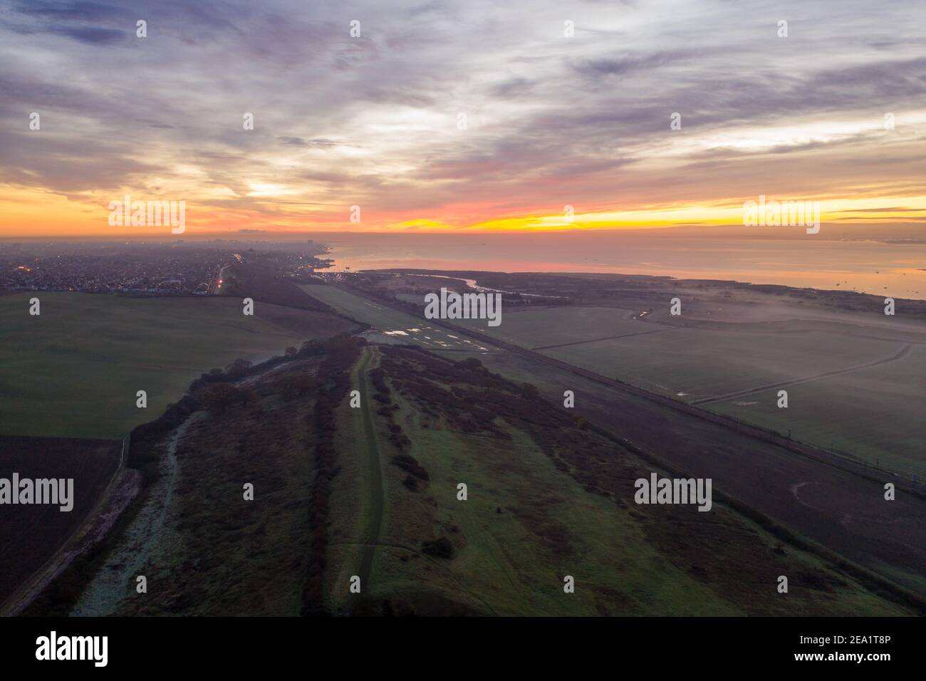 Hadleigh essex aerial hi-res stock photography and images - Alamy