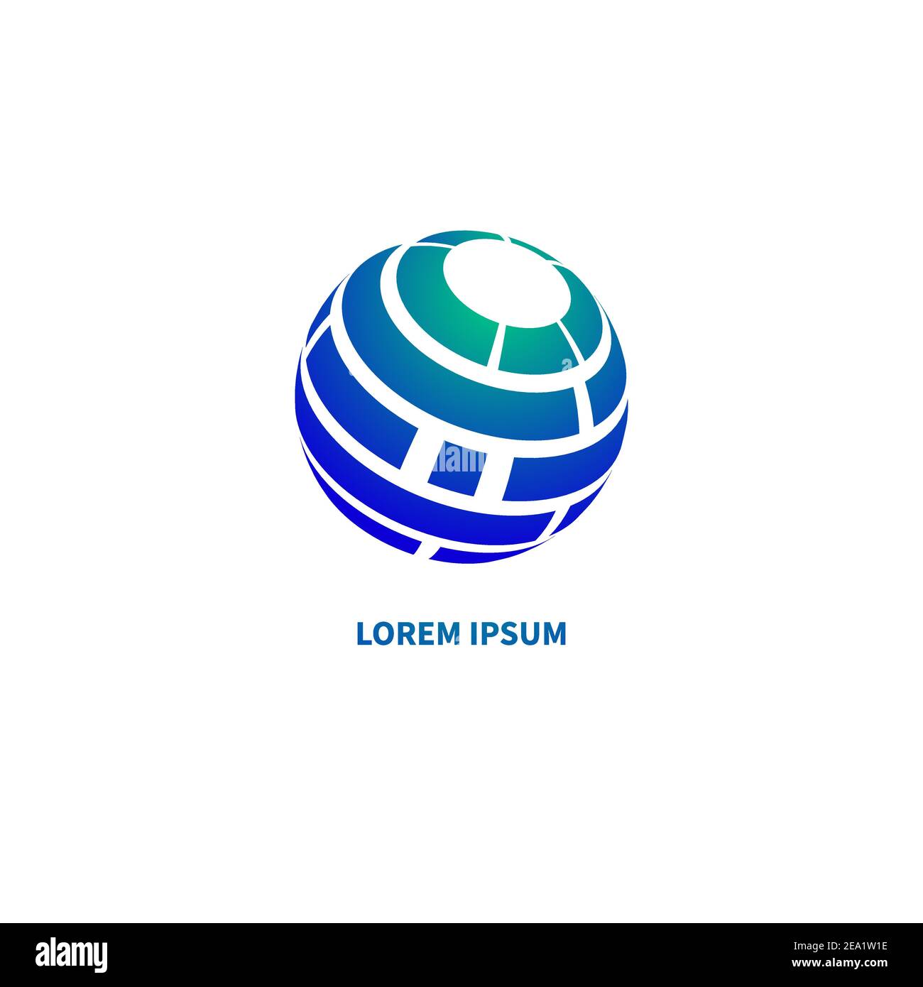 Networking logo. Communications or telecommunications icon. 3D abstract ...