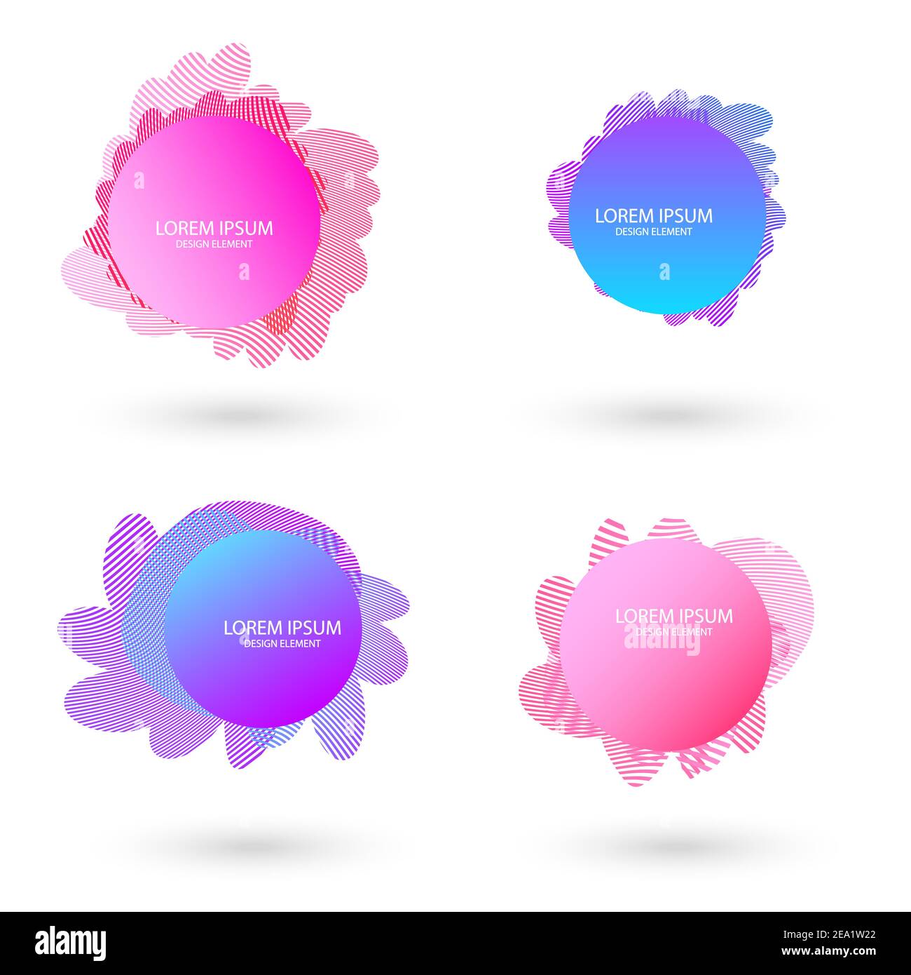 Fluid frame isolated on white background. Abstract liquid shape ...