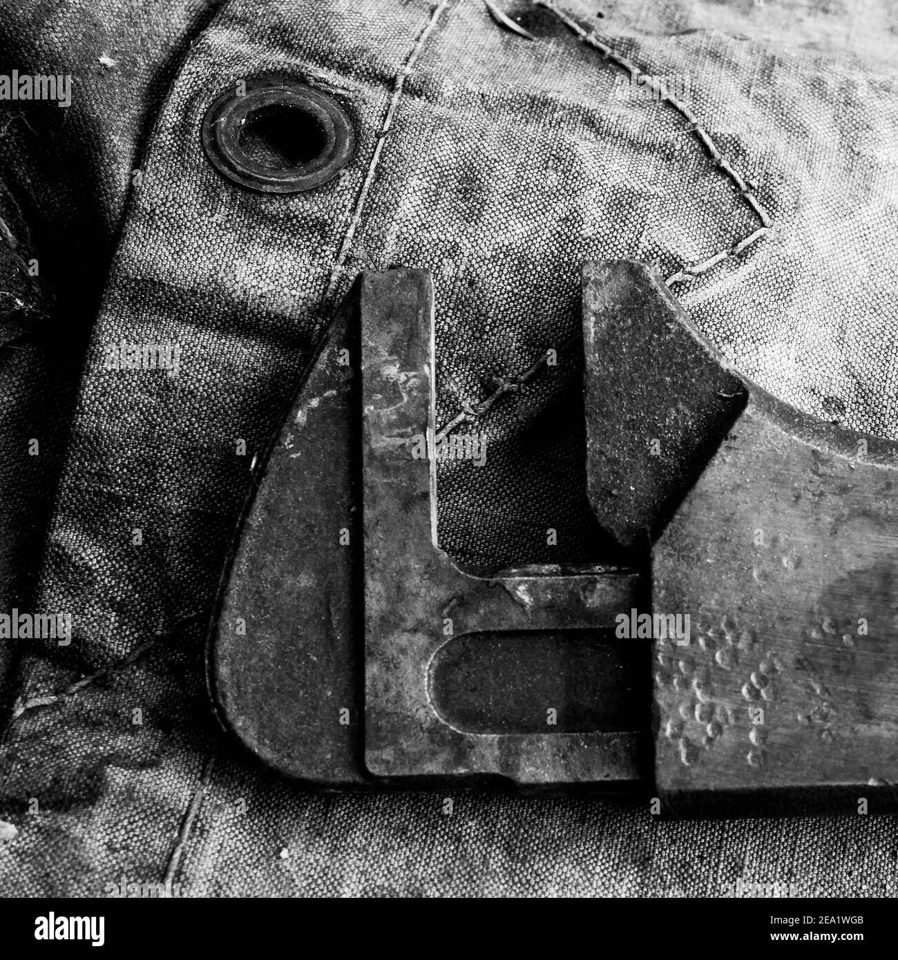 Wrench, Old tool, France Stock Photo - Alamy