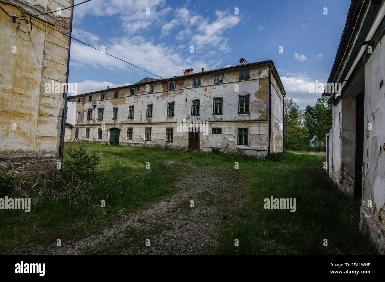 spinning factory buildings exterior view Stock Photo - Alamy