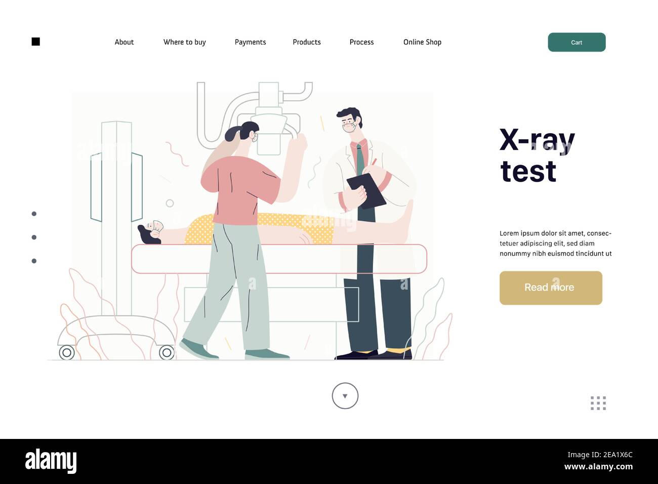 Medical digital radiography system Cut Out Stock Images & Pictures - Alamy