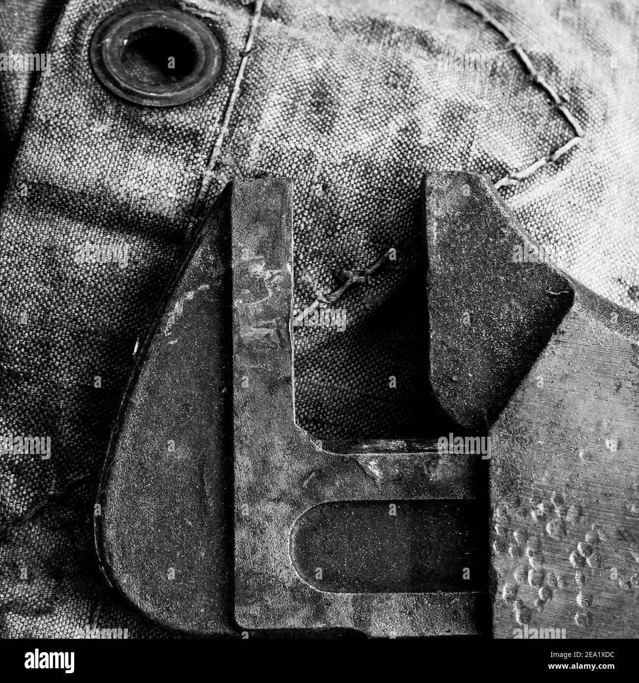 Wrench, Old tool, France Stock Photo - Alamy