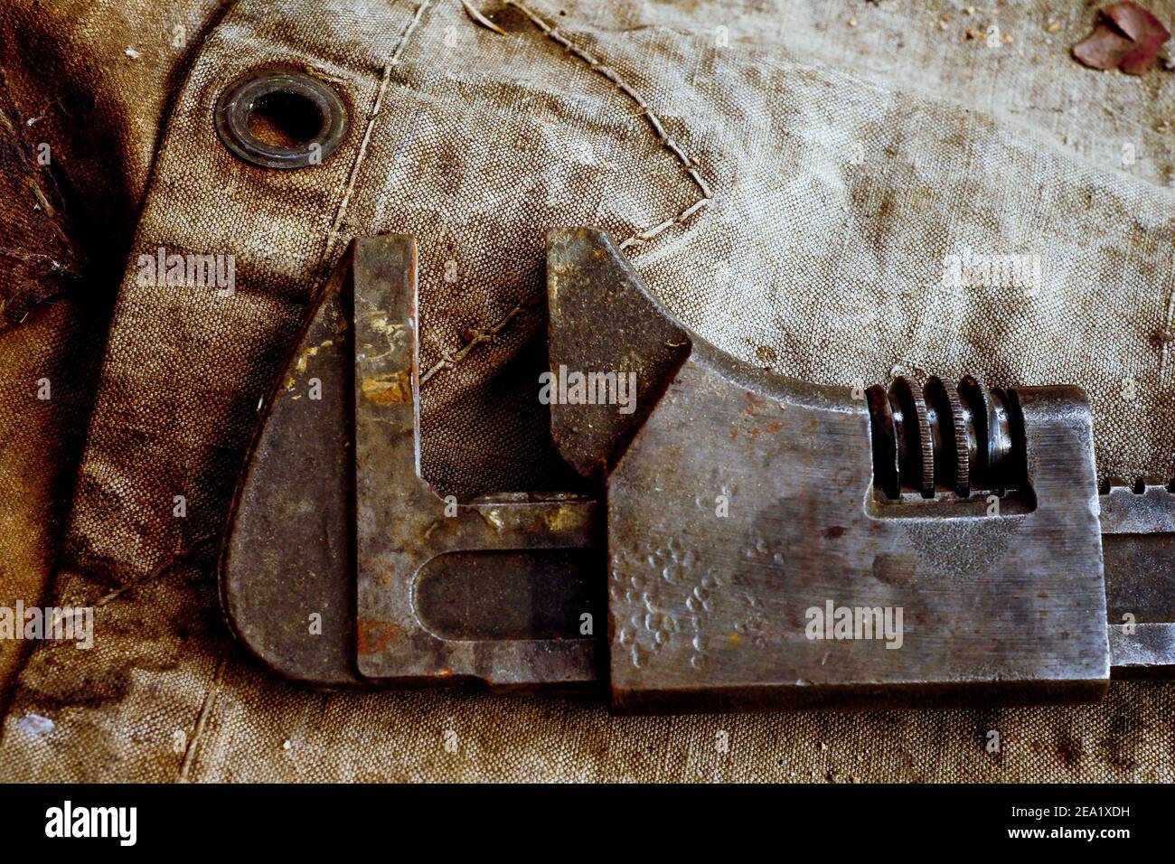 Wrench, Old tool, France Stock Photo - Alamy